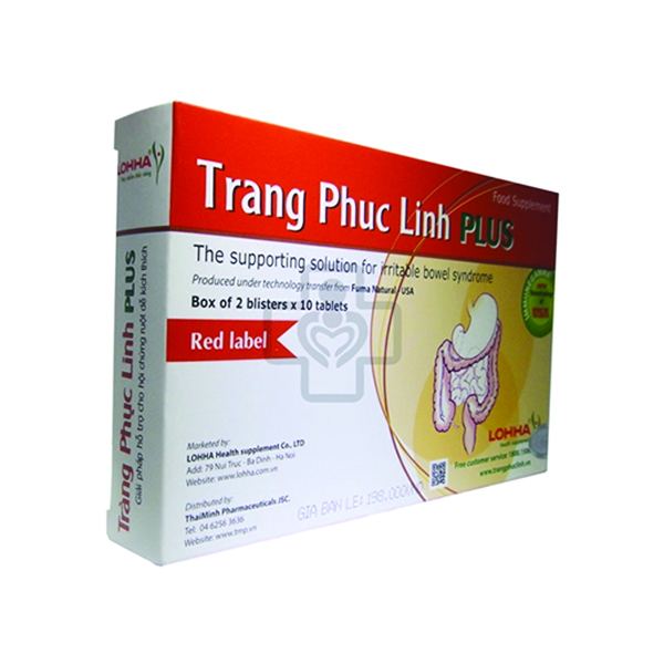 Tràng Phục Linh Plus (Đỏ) - Giảm nhanh chướng bụng, đau bụng, đầy hơi