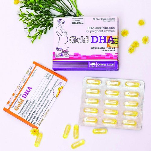 Gold DHA - Hỗ Trợ Bổ Sung DHA Cho Phụ Nữ Mang Thai (Hộp 30 viên)