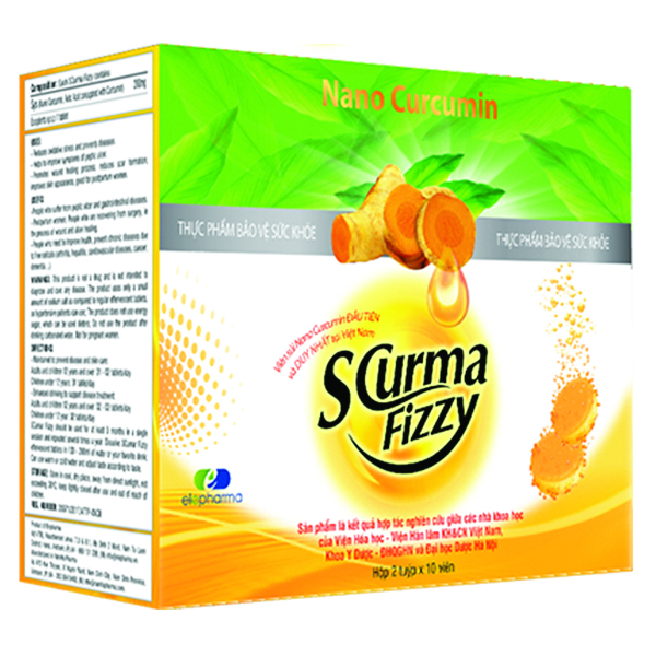 Nano Curcumin Scurma Fizzy - Sủi Hỗ Trợ Cho Người Bị Viêm Loét Dạ Dày ...