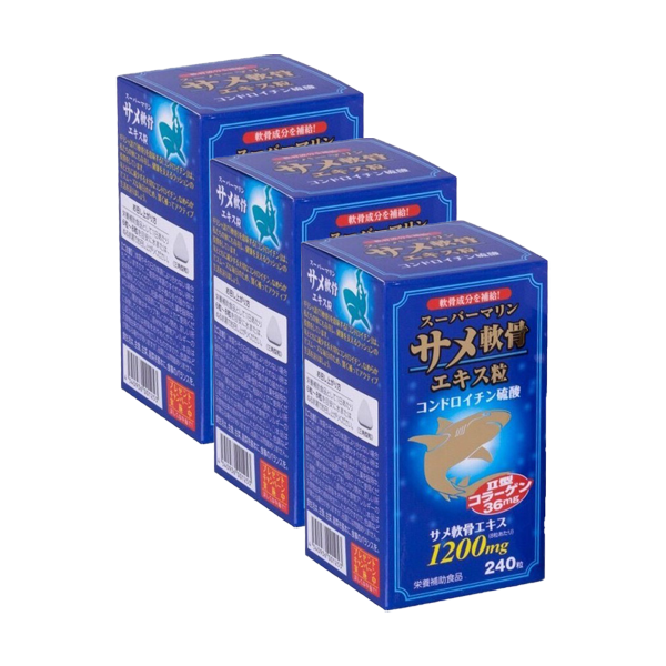 Super Marine Shark Cartilage Extract Tablets – Hỗ Trợ Tái Tạo Sụn Khớp ...