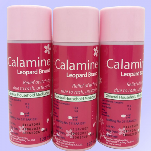 Calamine Leopard Brand - Làm Giảm Triệu Chứng Rôm Sảy & Dị Ứng (Chai 120ml)