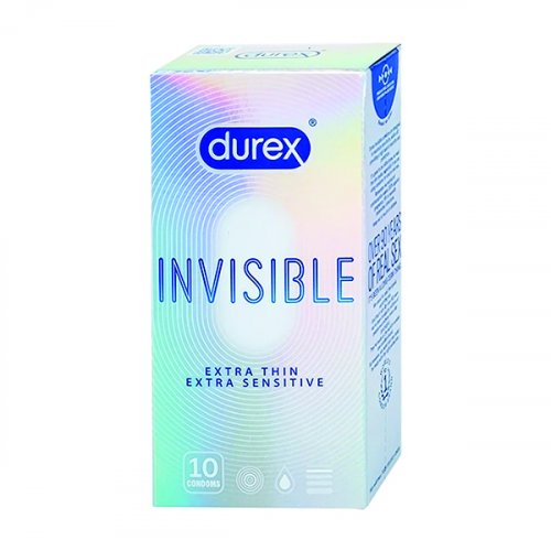 Bao Cao Su Durex Invisible Extra Thin Extra Sensitive - Siêu Mỏng, Mềm ...