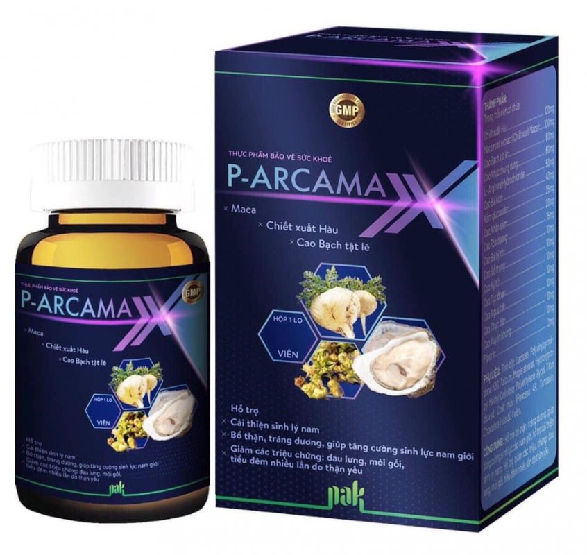 P Arcamax - Hỗ Trợ Cải Thiện Sinh Lý Nam (Hộp 30 viên)