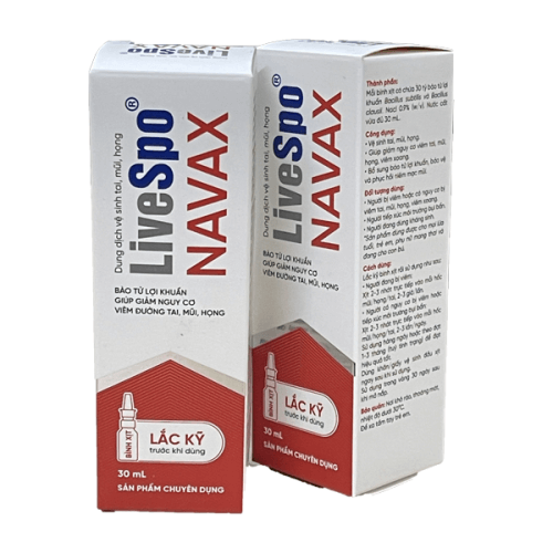 Dung Dịch Vệ Sinh Tai Mũi Họng Livespo Navax - Bổ Sung Bào Tử Lợi Khuẩn ...