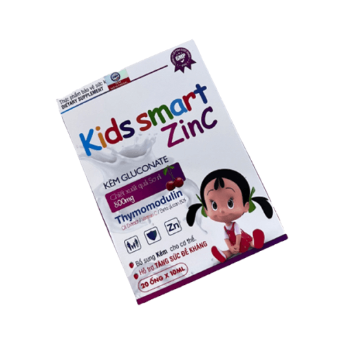 Kids Smart ZinC - Hỗ Trợ Tăng Cường Đề Kháng (Hộp 20 Ống)
