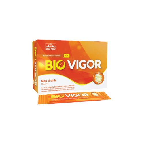 Men Vi Sinh Bio Vigor Nhất Nhất - Bổ Sung Lợi Khuẩn (Hộp 10 Gói)